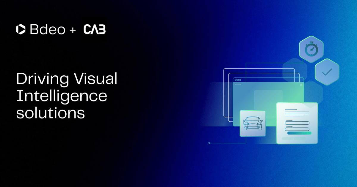 CAB Group and Bdeo, new partnership to boost Visual Intelligence solutions